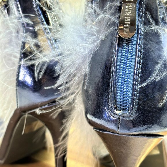 Cape Robbin | Shoes | Cape Robbin Metallic Blue T Trap High Heel Shoes ...